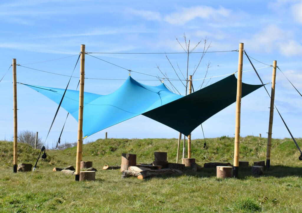 Outdoor Classroom Shade Canopy | UK Bamboo